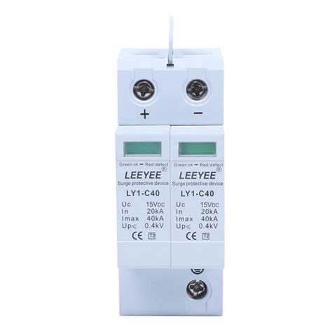 2p 12V DC SPD Solar PV Surge Protection Lightning Surge Arrester DC