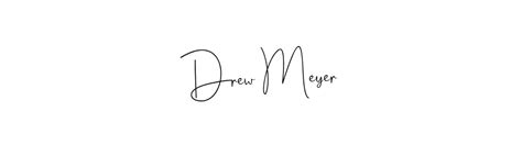 93 Drew Meyer Name Signature Style Ideas Free E Sign