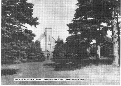 P E I Heritage Buildings Christ Church Kildare Capes