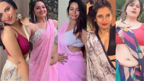 New😔 Trending Instagram Reels💕 Saree Viral Videos 2023 Tiktok🔥hot Bhabhi Saree Romantic Video