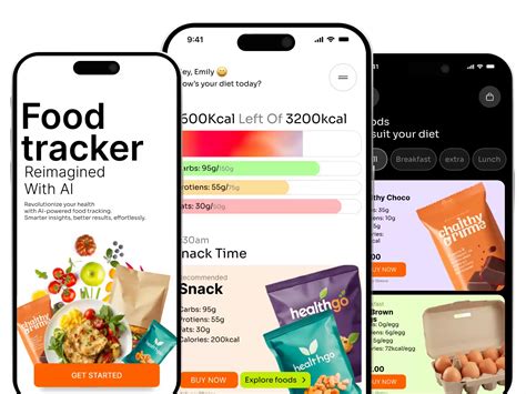 ai food tracker app design by lazy kar for lazyinterface ui ux team on