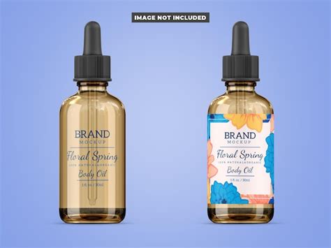 Premium Psd Dropper Glass Mockup