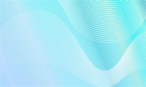 Shining Pastel Blue Diagonal Gradient With Wave Line Pattern Abstract Modern And Colorful