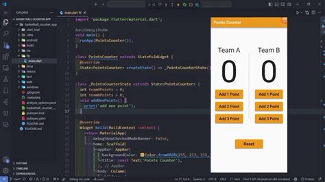During My Journey To Learn Flutter 🚀 This Is A Simple Points Counter