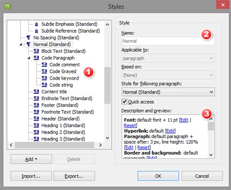 Styles Editor