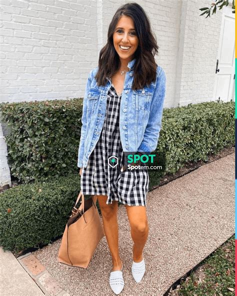 Madi­son Ging­ham Romper Of Dede Raad On The Instagram Account