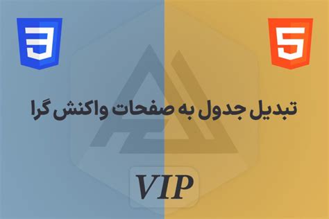 جلسه95 تبدیل جدول به صفحات واکنش گرا علی جان نثاری