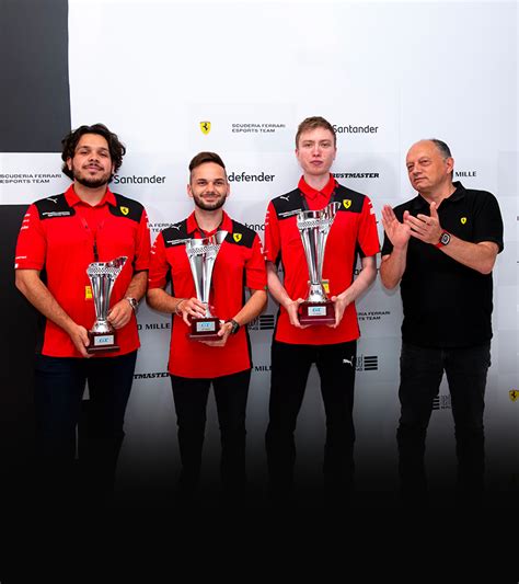 Scuderia Ferrari Esports Team Honoured In Maranello