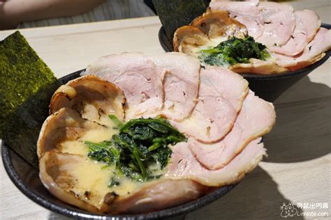新竹美食『横浜家系ラーメン拉麵家』特濃豚骨湯頭，道地的日本風味 勞鼠探世界