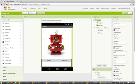 PROGRAMACIÓN Y ROBÓTICA Práctica 3 App Inventor