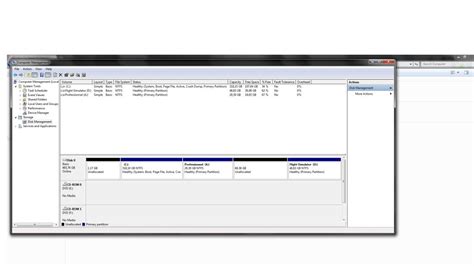 partitions windows 7