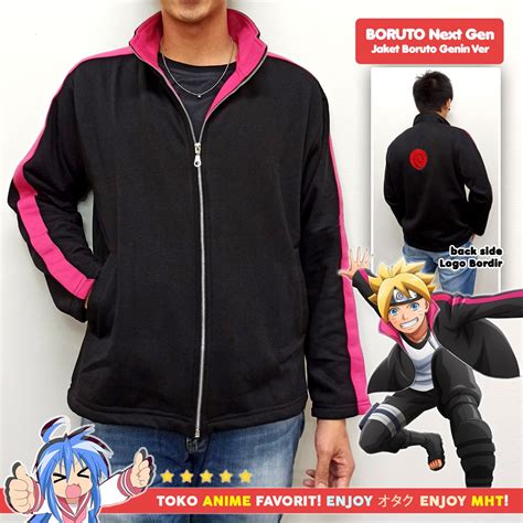 Boruto Genin Anime Jacket Naruto Cosplay Version Shopee Malaysia