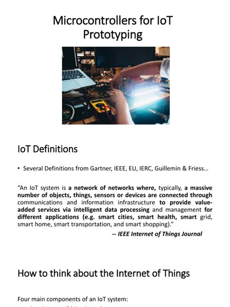 Microcontrollers For Iot Pdf Internet Of Things Software Prototyping