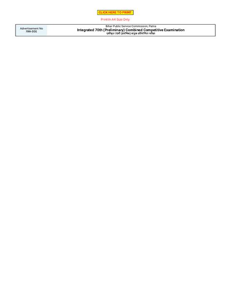 Bpsc Application Form Pdf