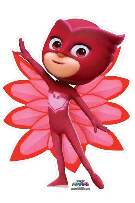 Owlette From Pj Masks Licensed Mini Cardboard Cutout Standup
