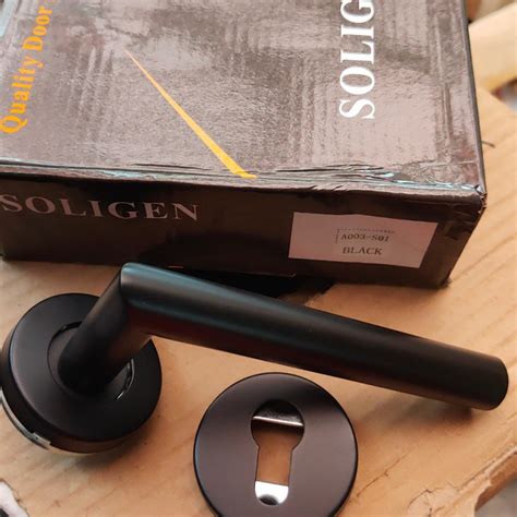 Jual Handle Pintu Soligen Warna Hitam Shopee Indonesia