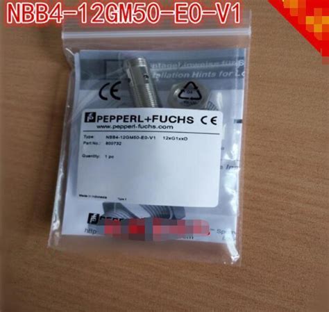 1pc New Pepperl Fuchs Nbb4 12gm50 E0 V1 Proximity Switch Free Shipping