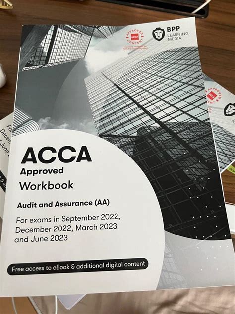 Latest Acca Aa Bpp Workbook Hobbies And Toys Books And Magazines