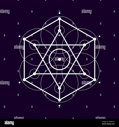Bohemian Esoteric Symmetrical Sign Mystical Sacred Geometric Shape