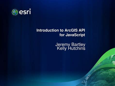 Ppt Introduction To Arcgis Api For Javascript Powerpoint Presentation