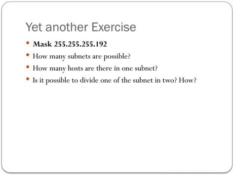 Subnetting Ipv4 Ipv4 Subneeting Methodologies Ppt