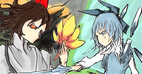東方 氷精対天狗 よよいろのイラスト Pixiv