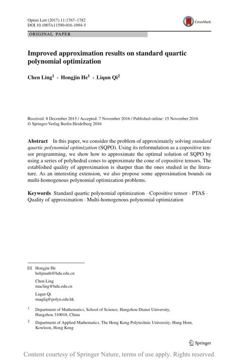 Improved Approximation Results On Standard Quartic Polynomial