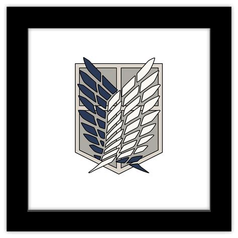 Trends International Gallery Pops Attack On Titan Scout Regiment Emblem Wall Art Wall Poster