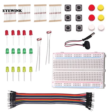 스타터 키트 Uno R3 미니 브레드 보드 Led 점퍼 와이어 버튼 Arduino Diy Kit반도체 집적회로