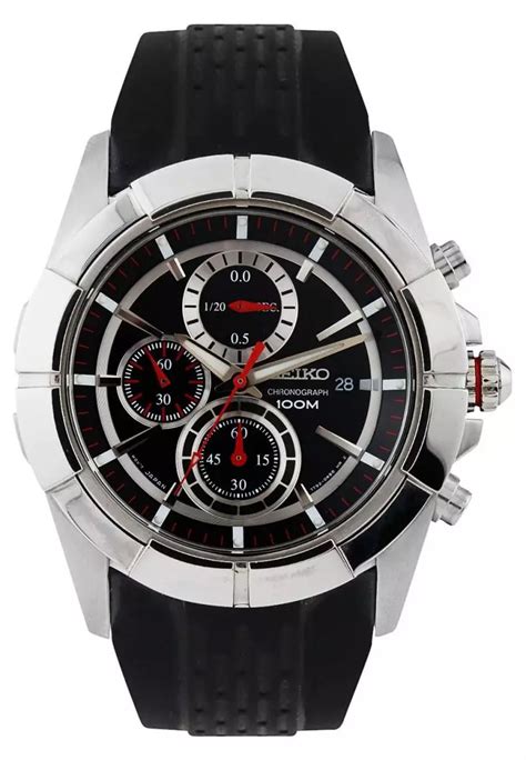 Jual Seiko Jam Tangan Pria Seiko Chronograph Original SNDE67P1 Strap