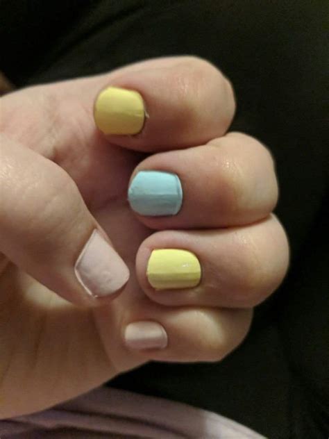 Pan Pride Nails I Did And Update ⚧pansexual Amino