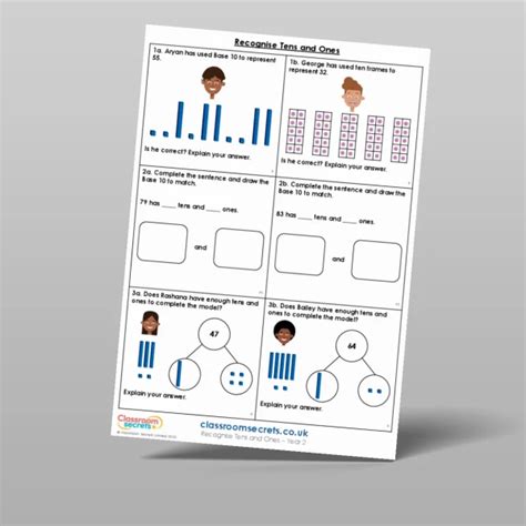 Year 2 Recognise Tens And Ones Reasoning And Problem Solving Resource Classroom Secrets
