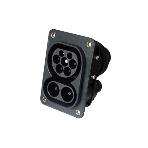 Electric Car Socket Duosida Ccs 2 Male 200a 32a 3 Phase Baterijos
