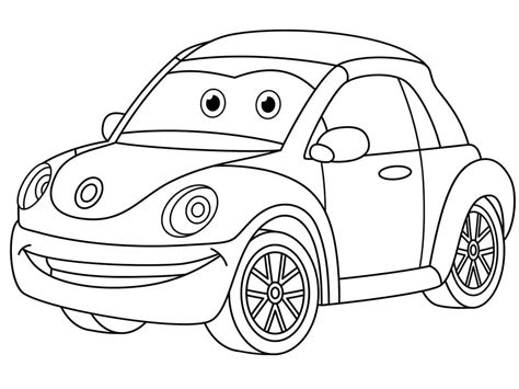 Voiture De Dessin Animé