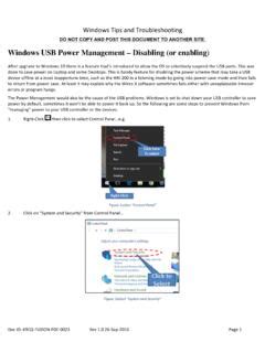 Windows USB Power Management Disabling Or Enabling Windows Usb