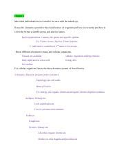 BSC 242 Test 1 Docx Chapter 1 Microbial Individuals Are Too Small To