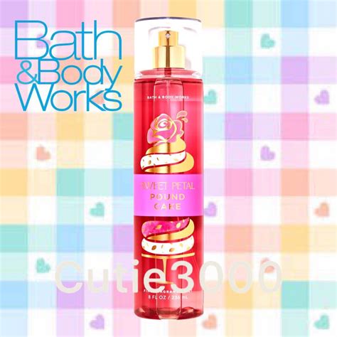 Sweet Petal Pound Cake Bath And Body Works Bbw Fine Fragrance Mist