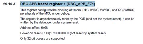stm32g050 debug with iwdg enabled stmicroelectronics community