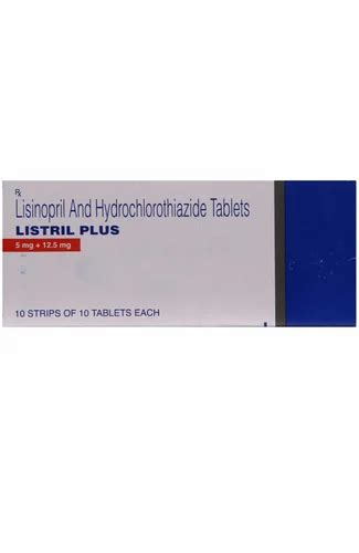 Listril Plus Tab At ₹ 162 Strip Zestril In Lucknow Id 2856187746573
