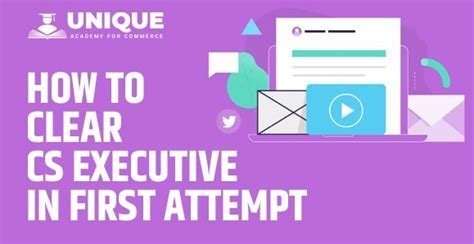 How To Clear CS Executive In First Attempt Tips By Qualified CA