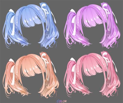 Stylized Hair 3d Model Cgtrader
