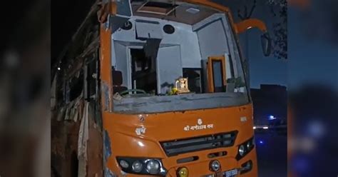 Jhunjhunu Devotees Bus Accident Happen On Mandrela Intersection Of