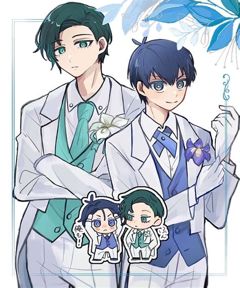 Isagi Yoichi And Itoshi Rin Blue Lock Drawn By L Blq Danbooru