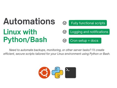 Automation Scripts For Linux Pythonbash Upwork