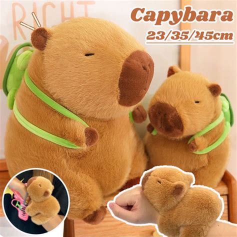 【option World】หมอนตุ๊กตาเต่าคาปิบาราน่ารัก Capybara ตุ๊กตาคาปิบาร่า คา