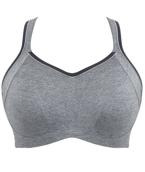 Sculptresse Activate Non Padded Underwired Sports Bra Charcoal Marle
