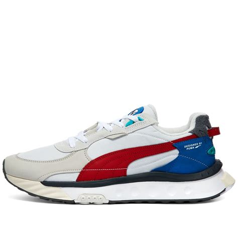 Puma Wild Rider Layers White & Urban Red | END. (TW)