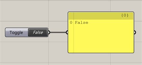 Boolean Toggle（ブーリアントグル） Grasshopperの使い方