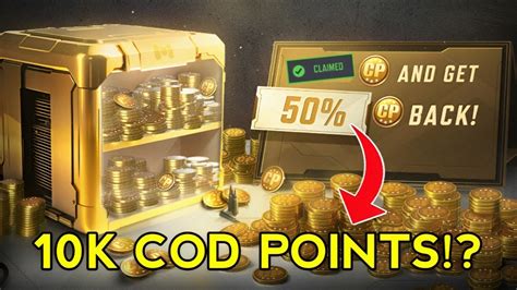 HOW DOES COD POINTS SPECIAL REBATE WORK YouTube