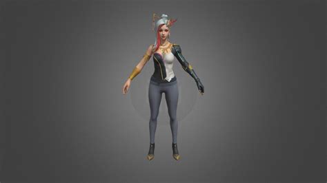 Freefire New Female 3d Model By Pace Gaming Download Free 3d Model By